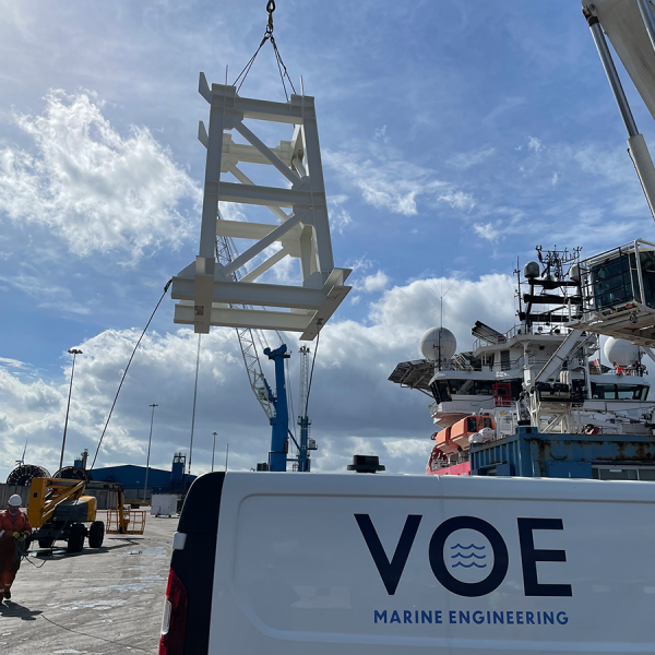 A-Frame & Boom Rest Mobilisation - VOE Marine Project