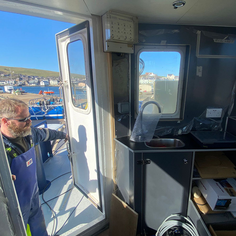 Workboat Refurbishment - Voe Marine Project